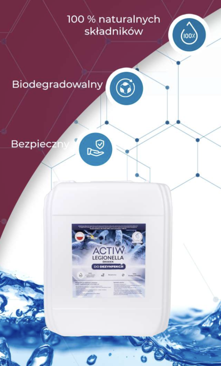 ACTIW LEGIONELLA Preparat do Dezynfekcji Wody w Instalacjach Ciepłej ...